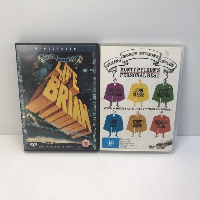 MONTY PYTHON'S LIFE Of Brian & Flying Monty Python's Circus DVD's $28. ...