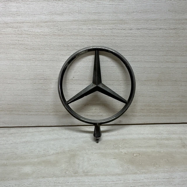 VINTAGE MERCEDES BENZ Hood Ornament Emblem Star Logo £30.00 - PicClick UK