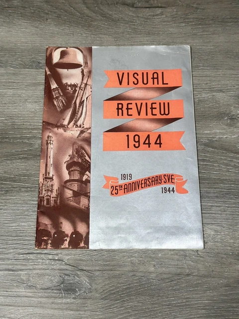 1944 VISUAL REVIEW Annual Publication 25th Anniversary Ww2 1944 $15.00 ...