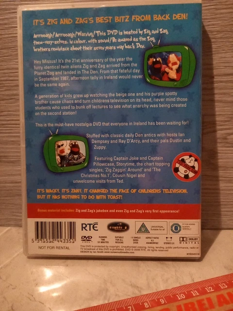 RTE ZIG AND Zag Best Bitz From Back Den Irish DVD ( Before The Big ...