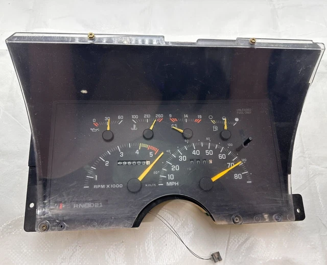 1992-1994 TACH CHEVY GMC Pickup Truck Gauge Cluster Instrument Panel ...