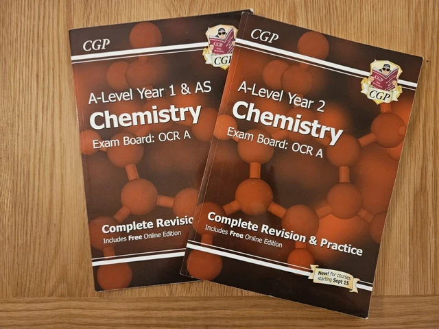 CGP A-LEVEL CHEMISTRY OCR A Textbook Pack Year 1 & AS + Year 2 EUR 11 ... CGP A-LEVEL CHEMISTRY OCR A Textbook Pack Year 1 & AS + Year 2 EUR 11 ...