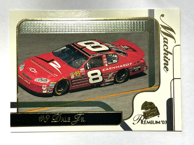 HALL OF FAMER DALE EARNHARDT JR 2003 Press Pass Premium MACHINE carte ...