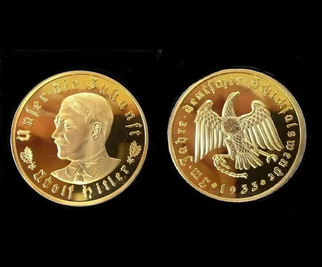 RARE WW2 HITLER Nazi Germany 5 Reichsmark 1933 G.P. Coin £31.16 ...