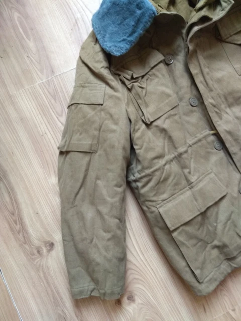 RARE VINTAGE SOVIET Army USSR Uniform Jacket Military FUFAIKA Afghanka ...