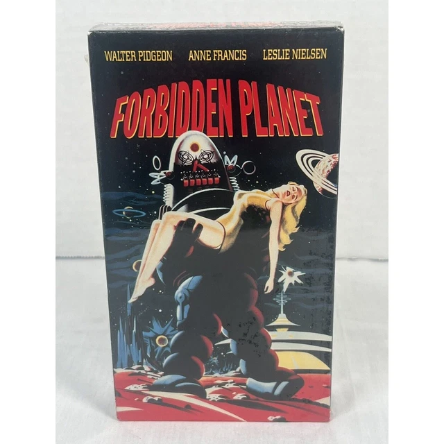 FORBIDDEN PLANET (VHS, 1956/1999) Remastered Edition SCI-FI Leslie ...