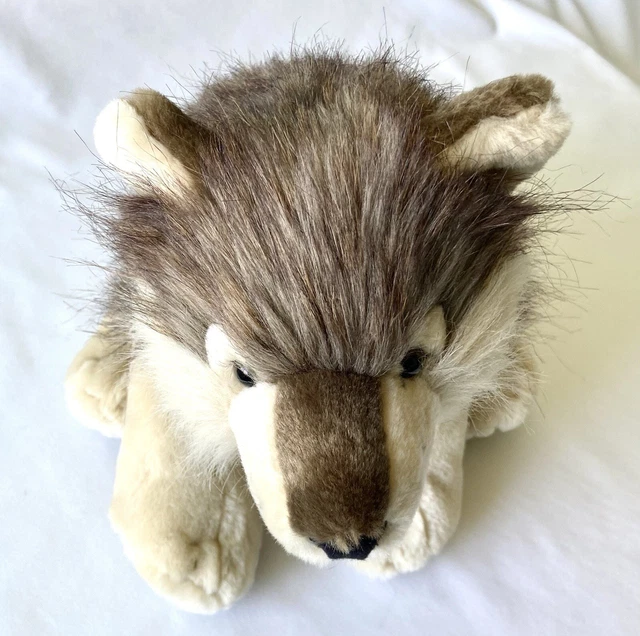 WILD REPUBLIC - Realistic Timber Wolf Plush, 12” Wildlife Stuffed ...