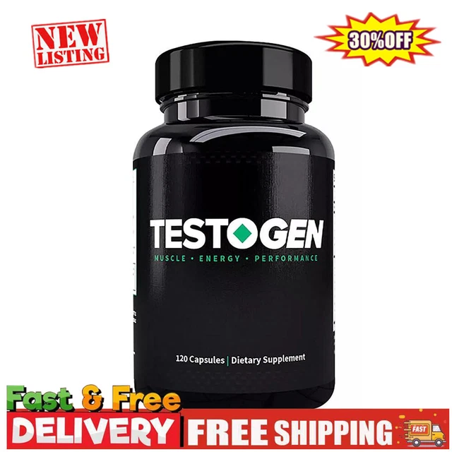 TESTOGEN: NATURAL T-LEVEL Supplement for Men, Magnesium, Zinc - 120 ...
