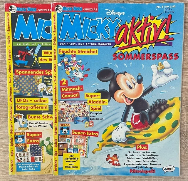 2 MICKY MAUS-SPEZIAL Hefte: Micky aktiv EUR 1,50 - PicClick DE