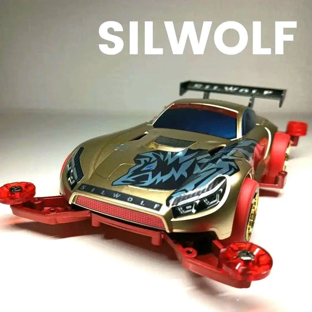 TAMIYA MINI 4WD Jill Volf Finished 132 Scale Metal Gold Black Red ...