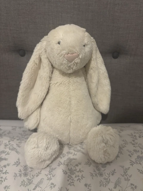 JELLYCAT LARGE BASHFUL Bunny Beige Plush Toy £28.01 - PicClick UK
