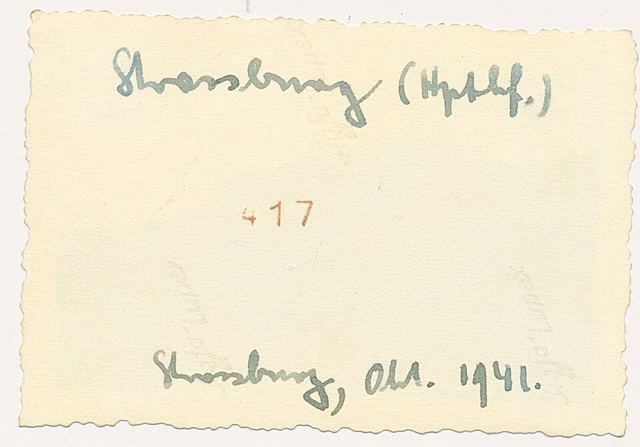 FOTO FRANKREICH STRASSBURG Haupt-Bahnhof 1941 (5582x) EUR 10,90 ...