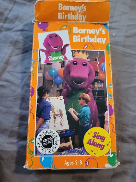 BARNEY VHS BARNEY'S Birthday RARE! Vintage 1992 90s Sing Along £4.72 ...