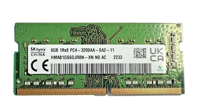 ORDINATEUR PORTABLE NEUF SK hynix 8 Go DDR4 3200 MHz PC4-25600 SODIMM ...