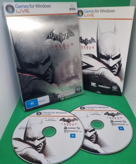 BATMAN ARKHAM CITY For Windows PC Game Collectors Steel Case Edition ...