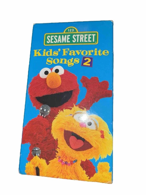 KIDS' FAVORITE SONGS 2 by Sesame Street (VHS, Sep-2001, Sony Music ...