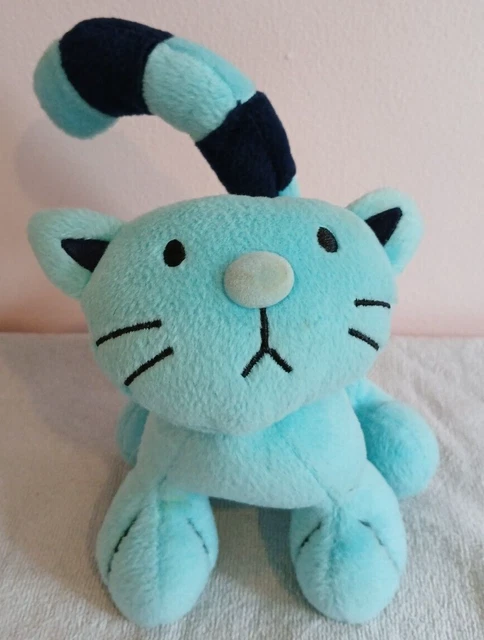 BOB THE BUILDER Pilchard The Cat Blue Soft Toy plush Born To Play 2000 ...