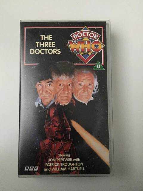 DOCTOR WHO - The Three Doctors - VHS/PAL BBC Video Original 1991 ...