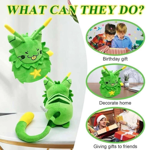 GREEN PLUSH TOY For Regretevator Gnarpy Game Periphery Cat Soft Doll ...
