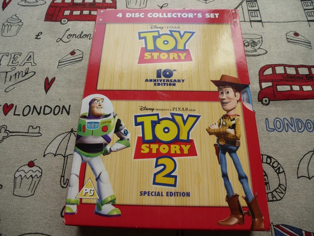 TOY STORY 10TH ANNIVERSARY EDITION + TOY STORY 2 SPECIAL EDITION 4 DISC ...