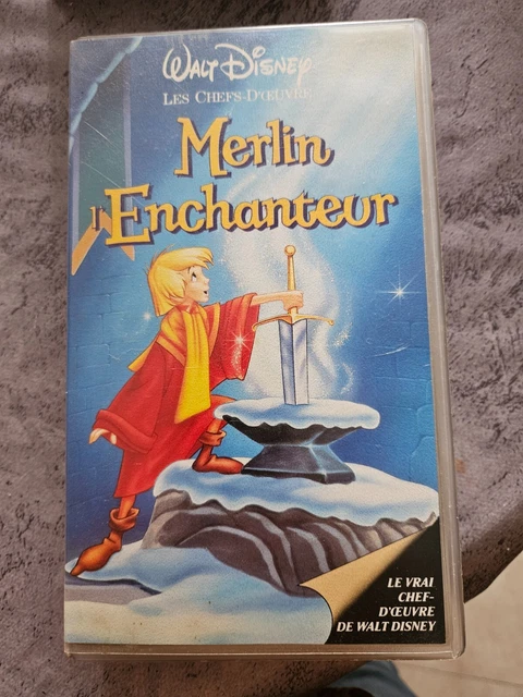 CASSETTE VHS WALT Disney MERLIN ENCHANTEUR EUR 50,00 - PicClick FR