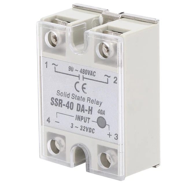 40A DC-AC SSR Solid State Relay With Non- Switch Easy Installation $20. ...