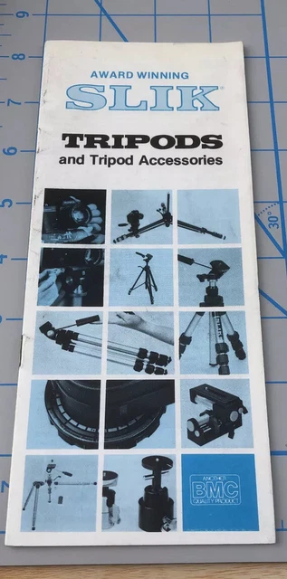 VINTAGE 1982 SLIK TRIPOD Brochure Film Photography CAMERA JUNK JOURNAL ...