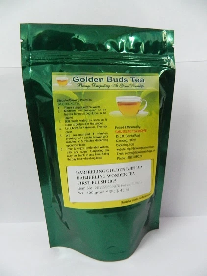 GOLDEN BUDS TEA (FRESH FIRST FLUSH 2025) DARJEELING WONDER TEA 400 gms ...