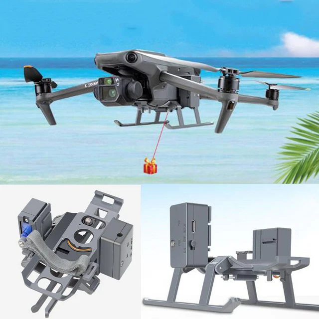 AERIAL PARABOLIC DROPPER Air Drop Delivery Transport Thrower For Mavic ...