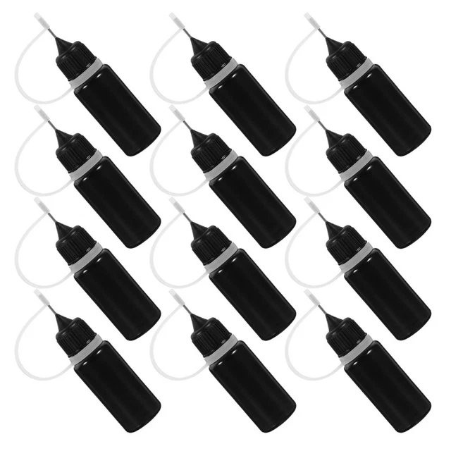 12 PCS NEEDLE Point Squeeze Bottle Glue Applicator Bottles 10 ml $20.78 ...