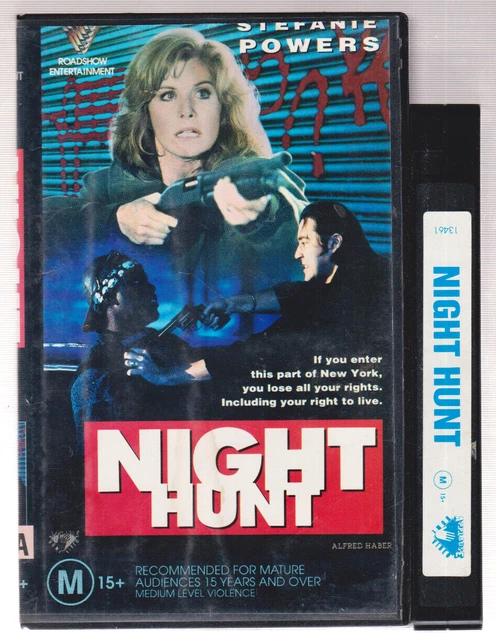 RARE VHS VIDEO Tape NIGHT HUNT Big Box Ex-Rental Roadshow Powers £8.66 ...