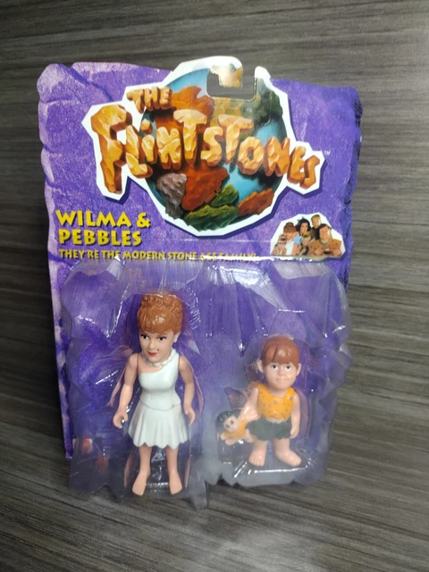 MATTEL THE FLINTSTONES Movie Wilma and Pebbles Action Figure! Sealed ...