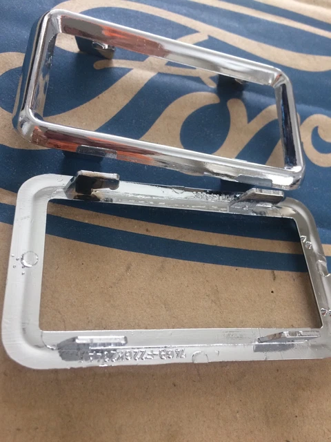 CHROME INNER DOOR Release Handle Trim x 2-Ford Capri Mk1/Mk2/Mk3 ...