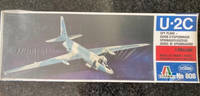 ITALERI TESTORS 1/48 scale Lockheed U-2C Spy Plane Model Kit no 808 £25 ...