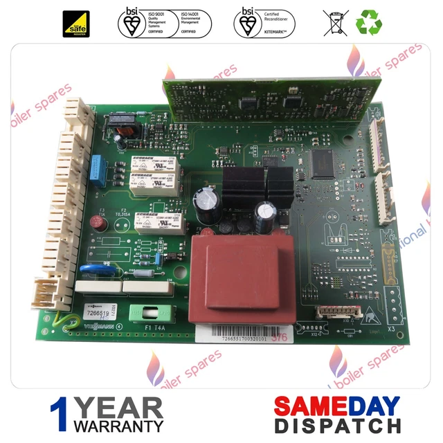 VIESSMANN VITODENS 100 Combi Control Panel Pcb 7828515 7828516 £92.40 ...