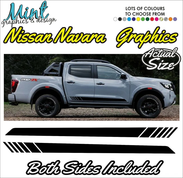 NISSAN NAVARA TRUCK SIDE STRIPES Decals Stickers 4X4 Graphics FREE P&P ...