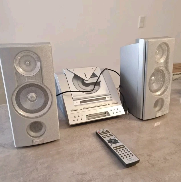 SHARP MD-E9000H KOMPAKTKOMPONENTE Minidisc Cd-Player Stereo System ...