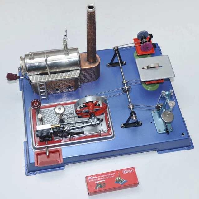 TOLLE DAMPFMASCHINE WILESCO D161 OVP komplette Dampfmaschinenwerkstatt ...