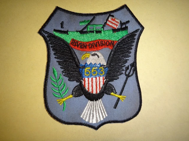 VIETNAM WAR US Navy RIVER DIVISION 553 Patch £10.12 - PicClick UK