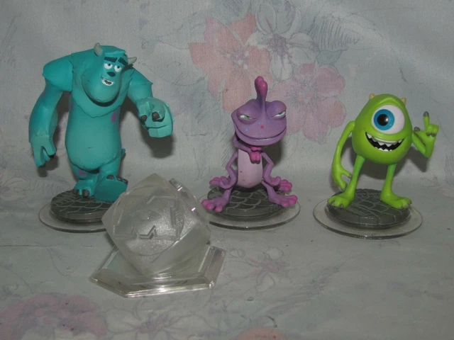 DISNEY INFINITY MONSTERS Inc Set - Sully, Mike, Randall, and Crystal ...