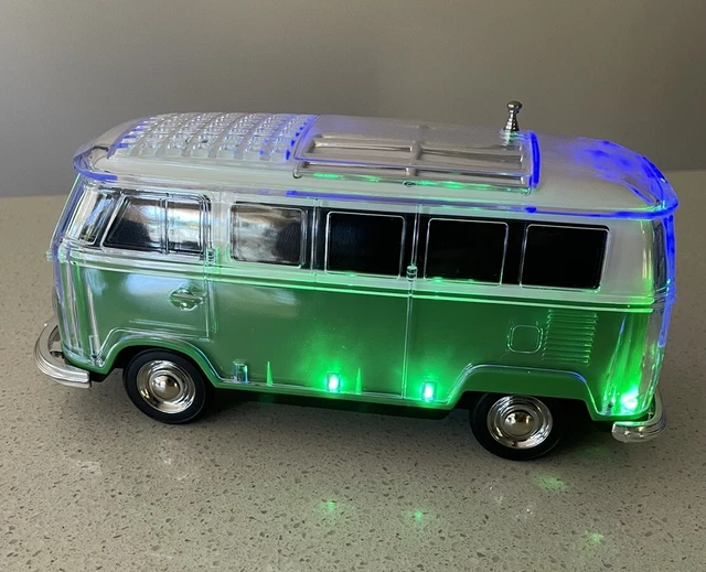 LIGHT UP VW Camper Van Bluetooth Speaker Radio MP3 Portable Music Sound ...