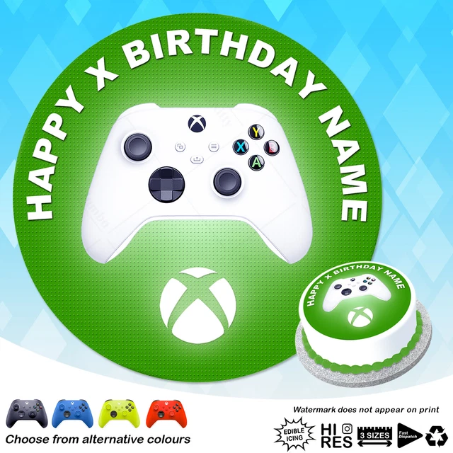 XBOX SERIES X Controller Cake Topper Decoration Round Circle ...
