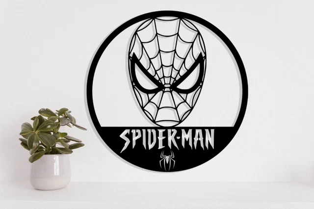 SPIDERMAN METAL LASER cut vector files dxf, svg, eps. ai, pdf, png ...
