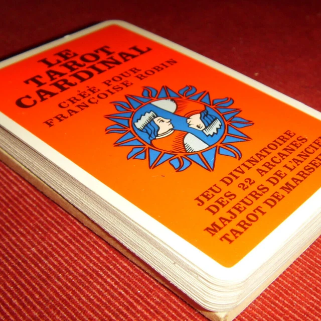 1973-1978 PETIT FORMAT : Ancien tarot de Marseille Cardinal Françoise ...
