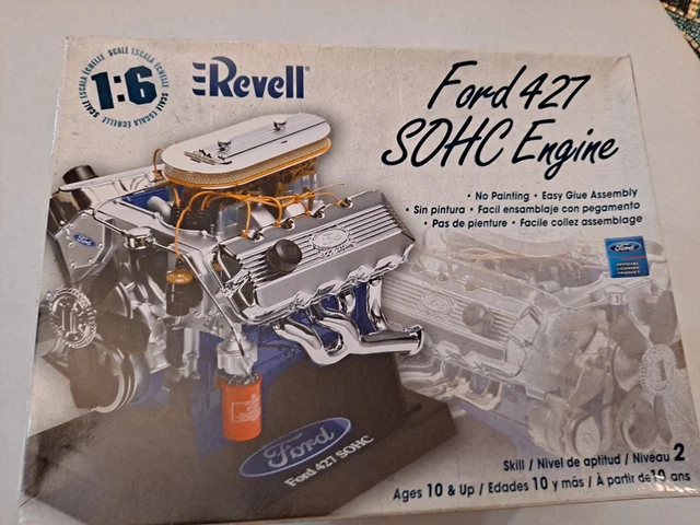 REVELL 1/6 SCALE FORD 427 SOHC engine model kit EUR 30,51 - PicClick FR
