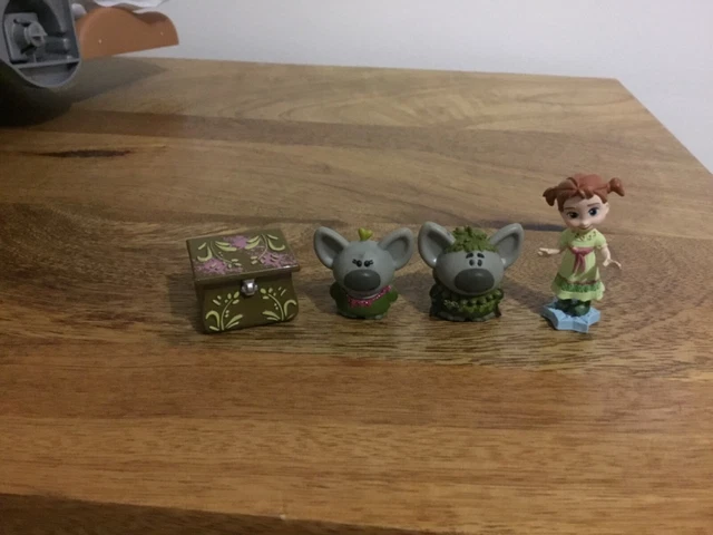 DISNEY ANIMATORS COLLECTION Animation Mini Littles Anna and Trolls ...