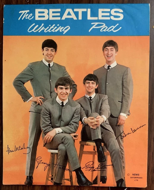 RARE BEATLES WRITING Pad Made By Woolworths In 1963 Unused And Complete ...