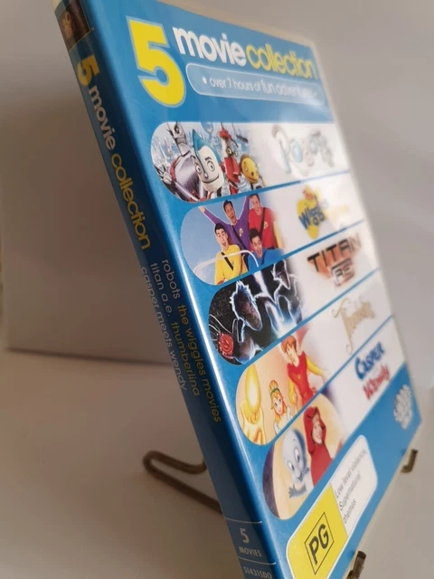 ROBOTS, WIGGLES MOVIE, Titan Ae, Thumbelina, Casper Meets Wendy 5 Movie ...