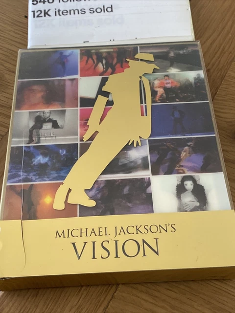MICHAEL JACKSON'S VISION DVD 3-Disc Set - 3D Cover Images 4-1/2 Hours ...