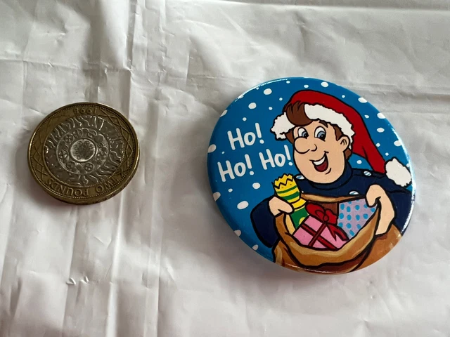 VINTAGE RETRO COLLECTORS Pin Badge FIREMAN SAM, Ho Ho Ho TV £4.50 ...